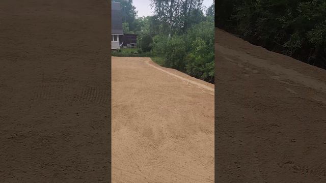 Засыпали водоем! Участок сухой! | отсыпка участка СПБ #вск #shorts
