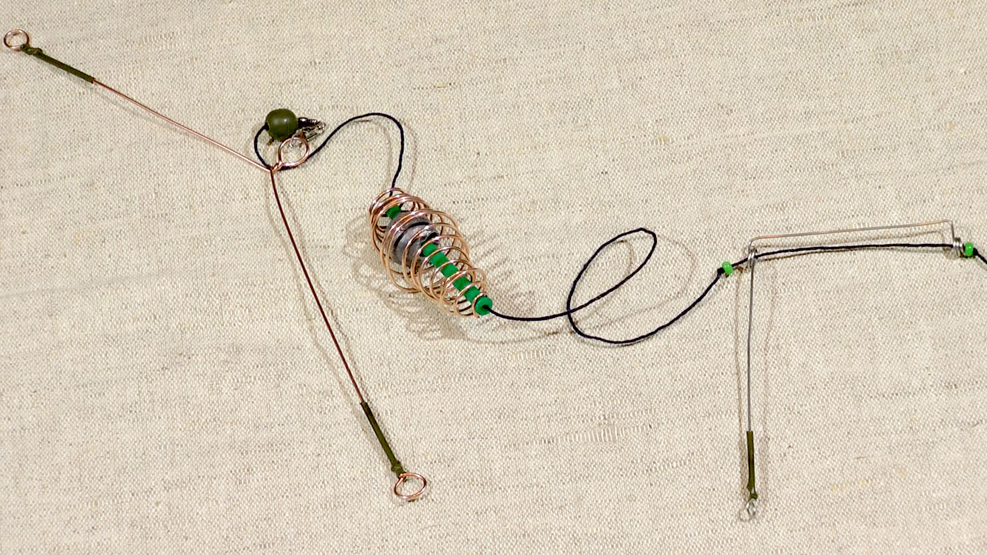 Монтаж  для донки коромысло с вертолётом.