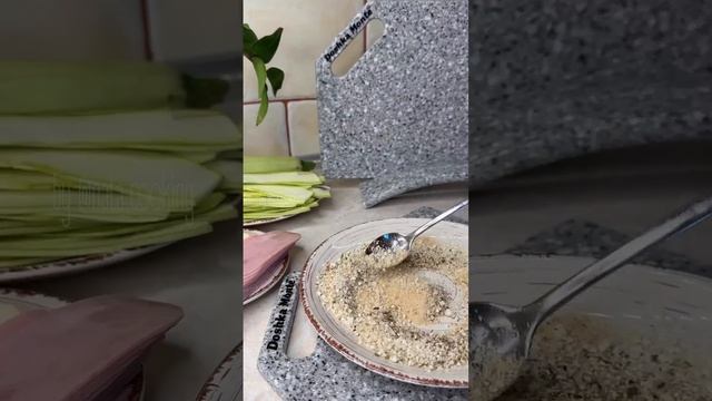 ?️Кабачковые рулетики с ветчиной и сыром