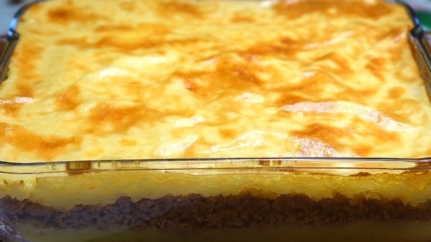 Картофельная запеканка с мясом как в детском саду