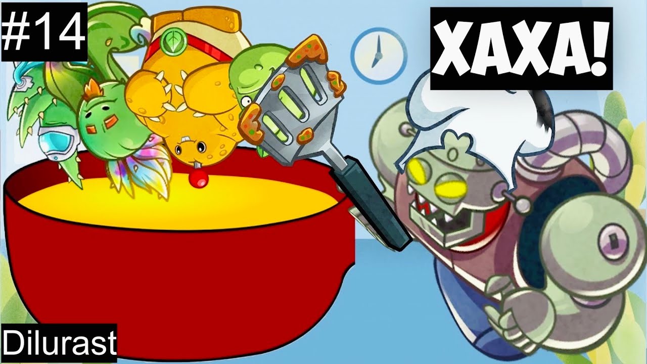 Plants vs. Zombies Heroes #14 ? Заморозг Кулинарное шоу Зомбота! Видеоигра онлайн Dilurast