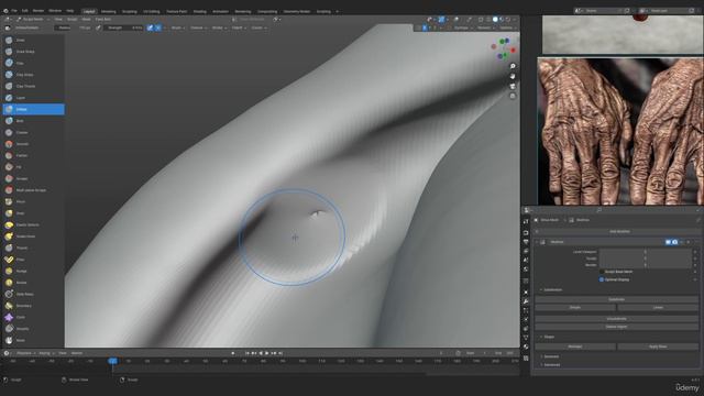 Creating a Hero Weapon for Games - Часть 20 - Face Asymmetry