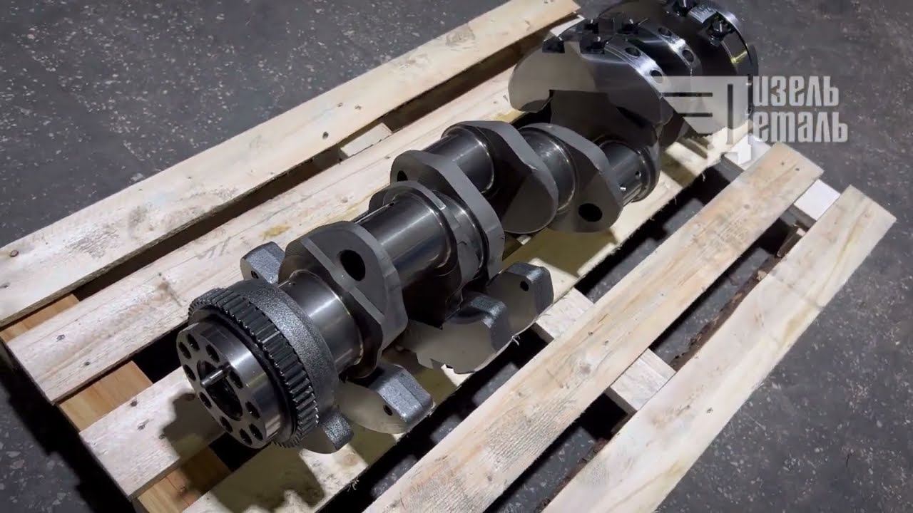 Обзор коленвала ТМЗ 8421.1005007 с шестерней и маслоотражателем в сборе