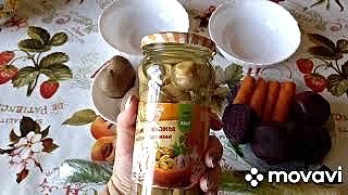 Рецепт постного салата "Под шубой".  Очень оригинальный и вкусный салат.