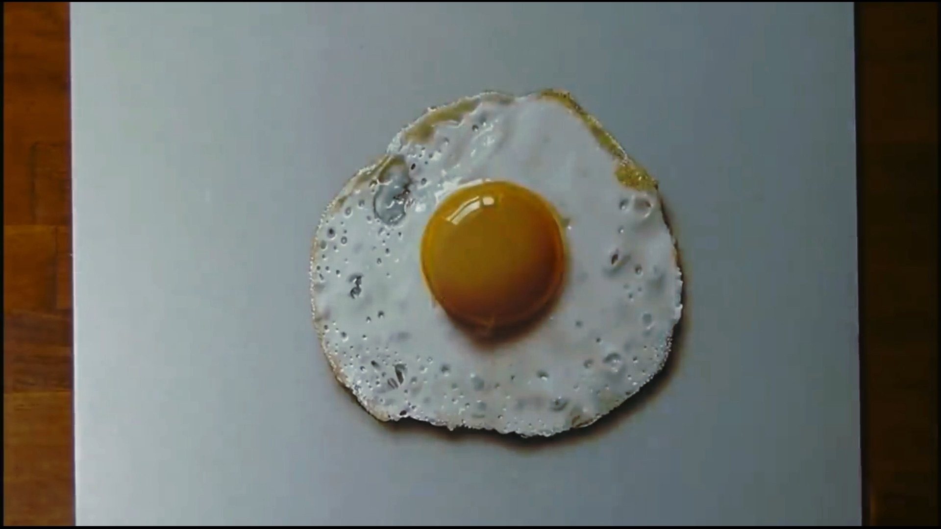 Как нарисовать объемно яйцо глазунью