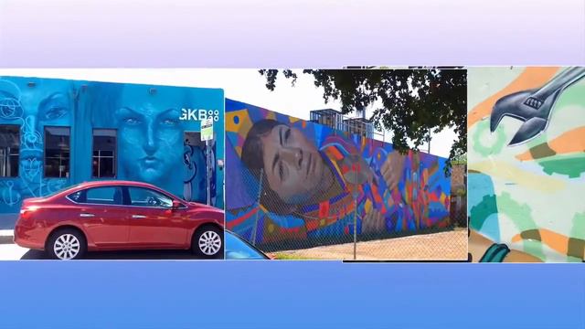 Wynwood - вотчина художников. Майами, Флорида, США