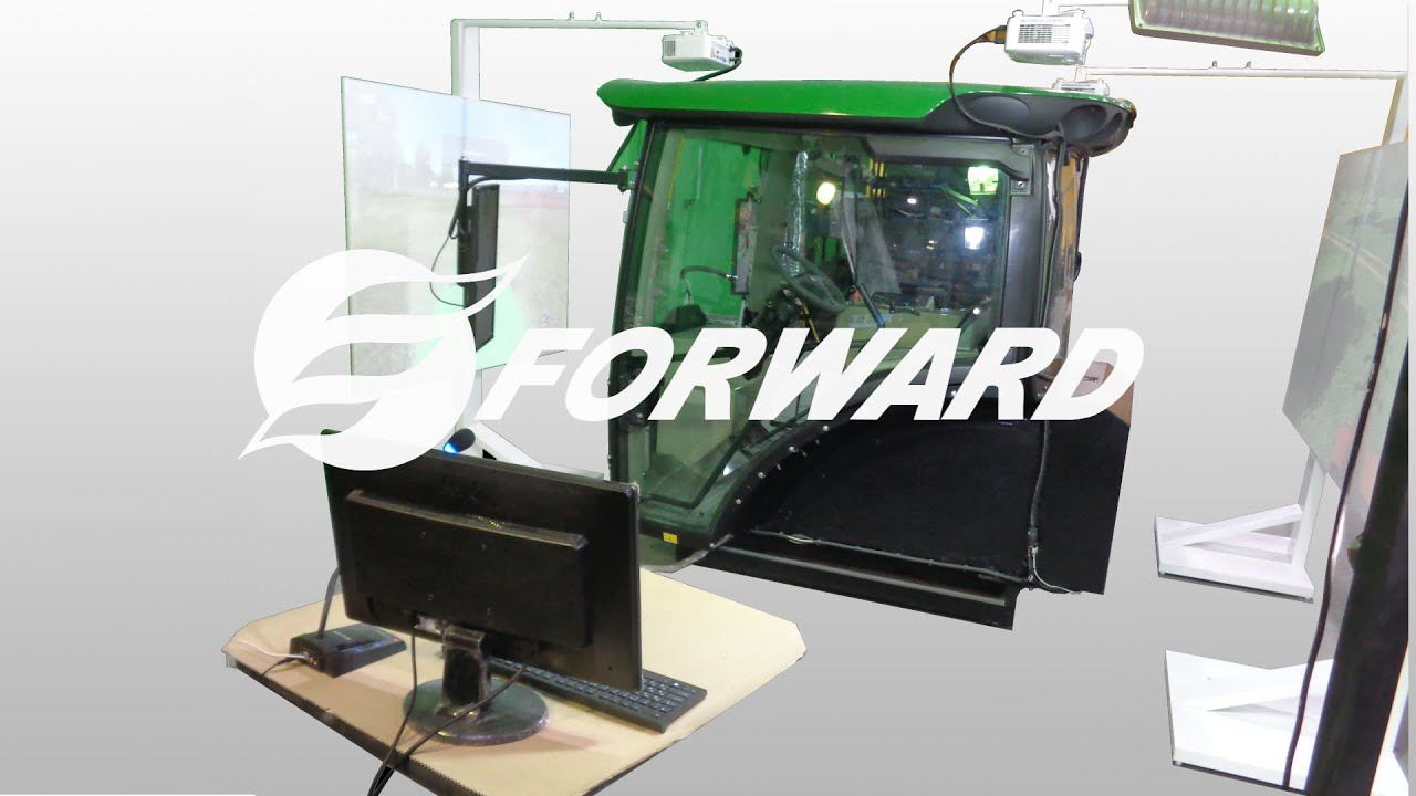 Тренажер Forward сельскохозяйственного трактора John Deere (на базе реальной кабины)