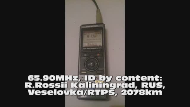 19.08.2017 11:45UTC, [Es, OIRT], Радио России, Калиниград/Веселовка, 65.9МГц, 2078км