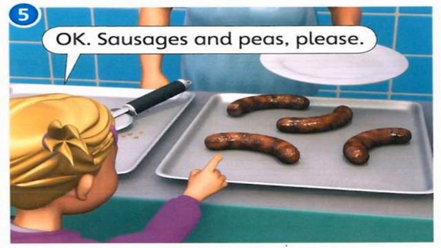 Super Minds 1_ Lunchtime _ The Pizza (Page 50)