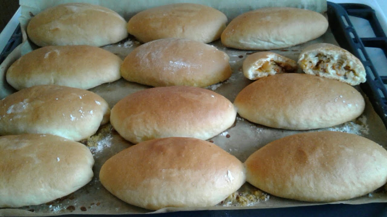 Пирожки с капустой из постного теста рецепт выпечки .