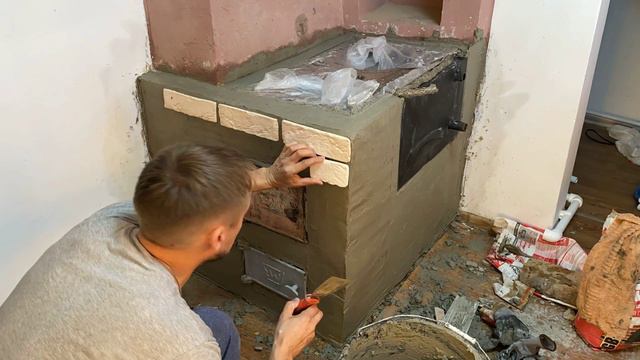 Отопление дачного домика. Реконструкция печи. Установка котла