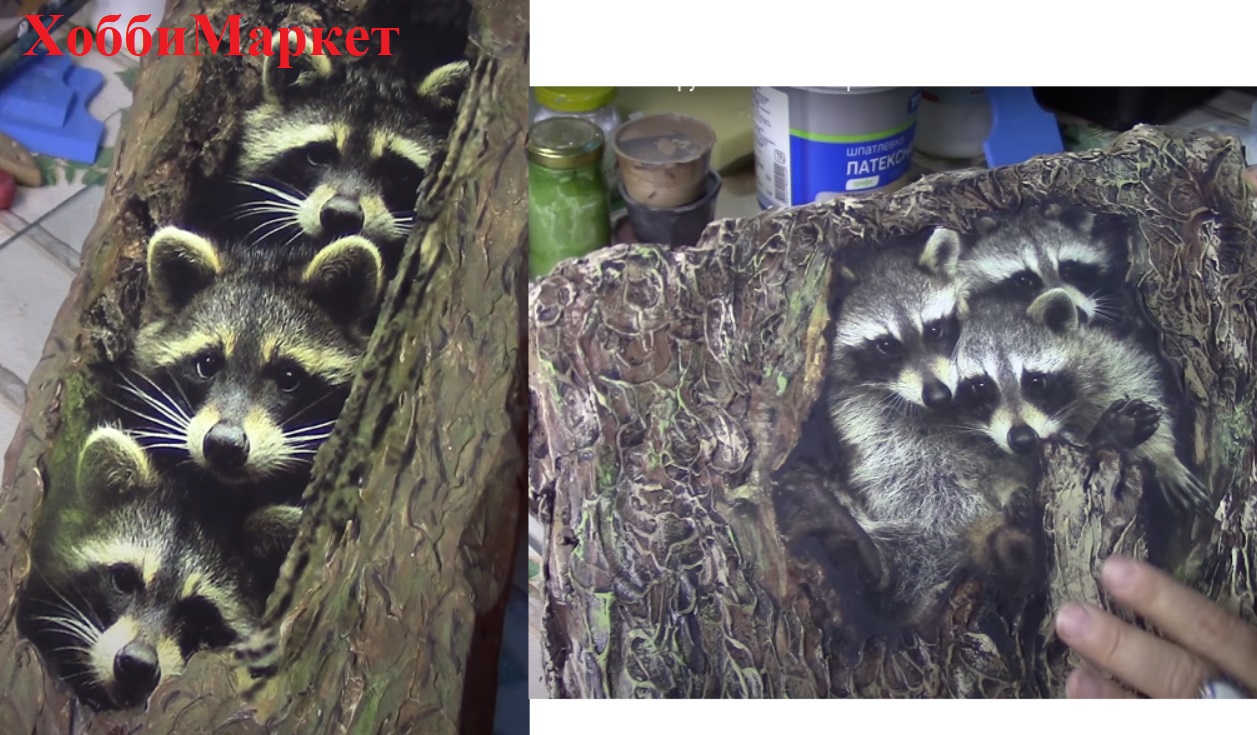 Панно с объемным декупажем своими руками ХоббиМаркет