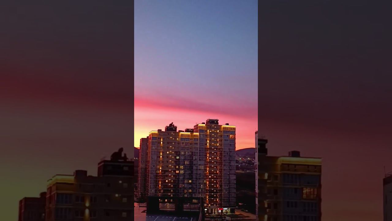 Вчерашний предновогодний закат