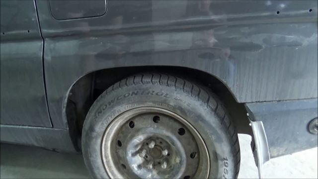 ремонт  фиат улисс .наклейка молдингов. часть 5