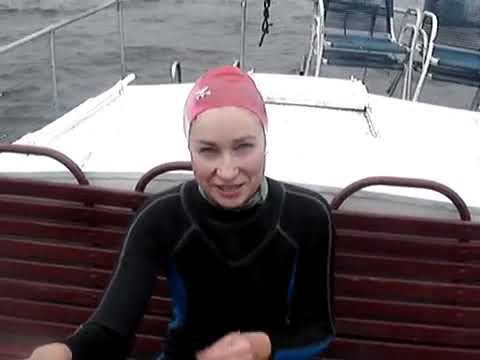 Комментарии Марии Жбановой о заплыве Санкт-Петербург — Кронштадт