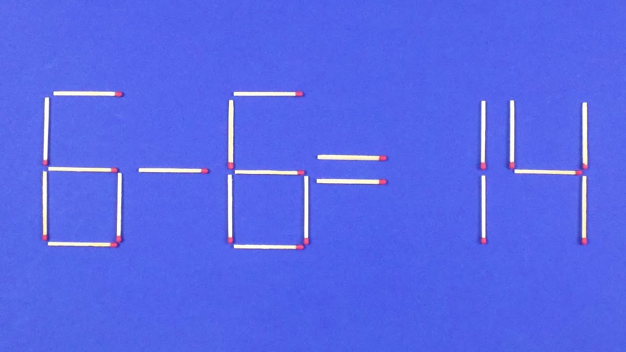 Спички Математическая головоломка.