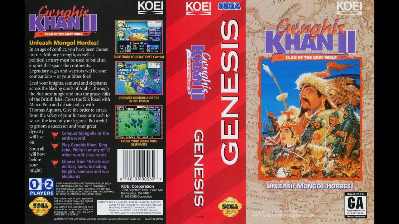 Посмотрим на Genghis Khan 2 (SEGA) Глобальная стратегия про Чингисхана!