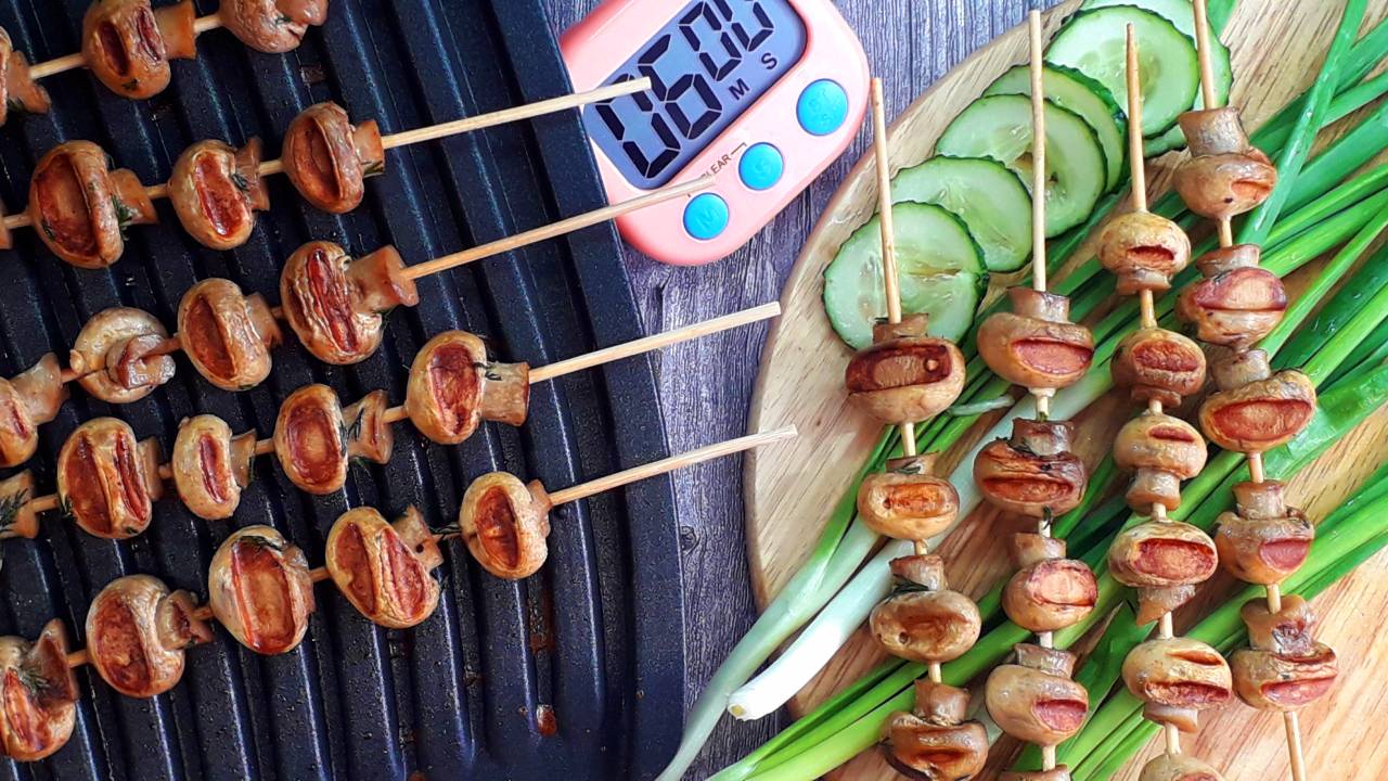 Сочные и Ароматные Шампиньоны на Гриле - Блюдо Можно Приготовить Не Только на Природе, Но и Дома.