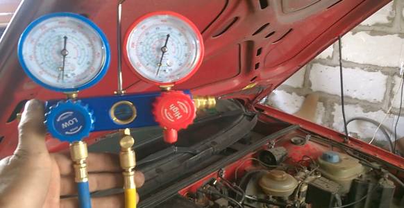 Ставим кондиционер на ауди 80 б3, день четвертый