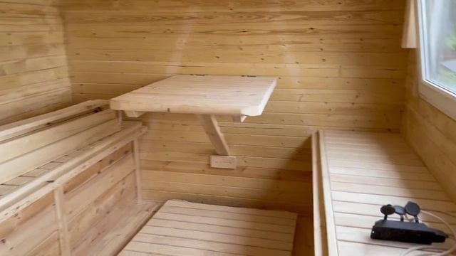 Баня Квадро 6х2,3 метра.