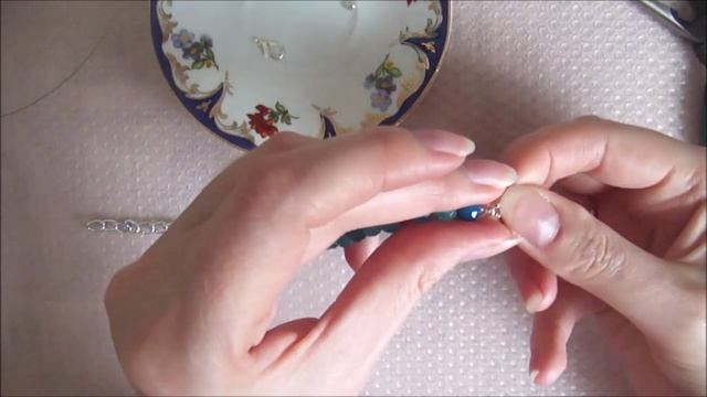 Мастер класс. Браслет из бусин и цепочки