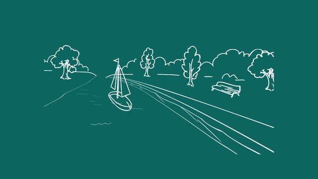 Графический видеоролик ЖК "Аквамарин"