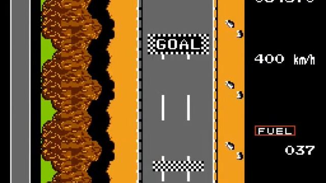 Прохождение Road Fighter (Palcom Software, 1991) – 2 полных круга.mp4