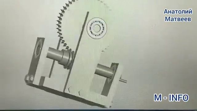 Червячный механизм в Компас