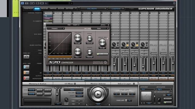 CUBASE - 9 серия - VSTi Superior Drummer.