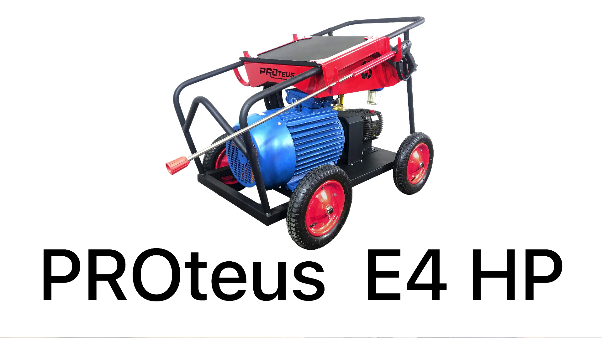 PROteus E4 HP - Машина высокого давления на 500 бар для очистки поверхностей с пистолетом и сменными