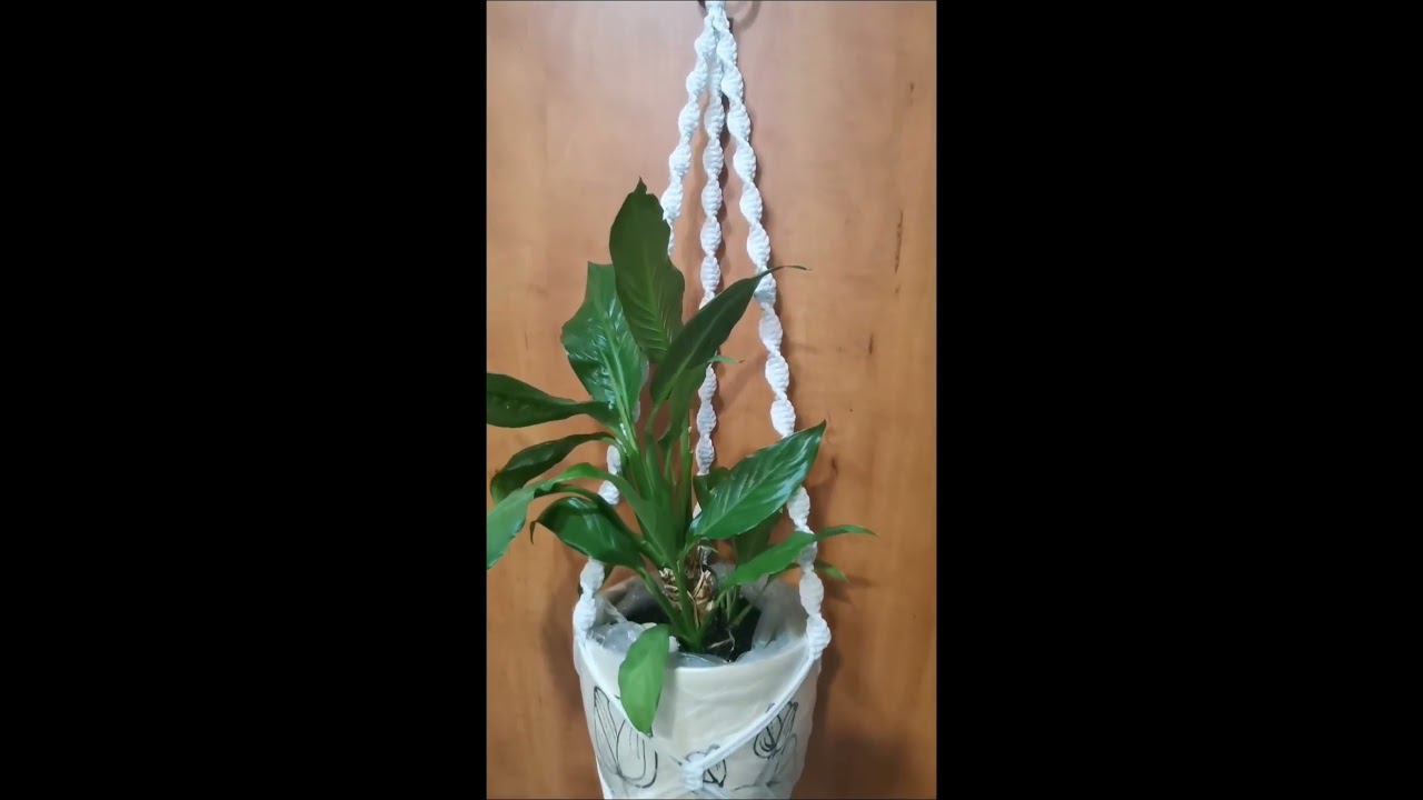 Подвесы для Цветов в Технике Макраме