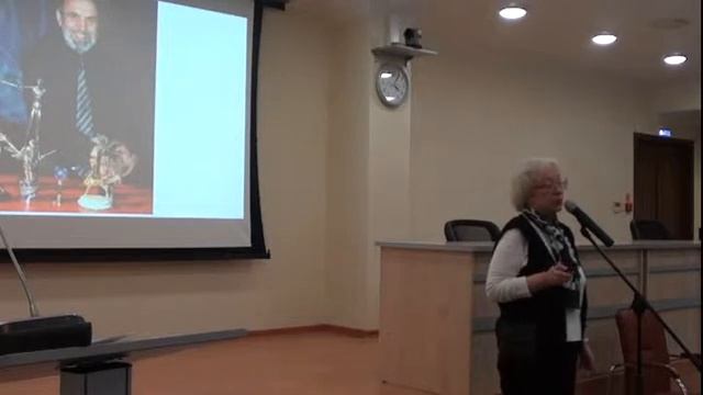 Галина Макарова. «Киноклуб в Герценке» в Год Российского кино. 25.12.2016 г.
