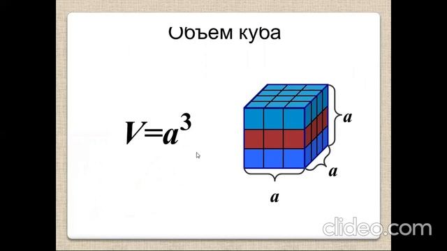 Объем прямоугольного параллелепипеда