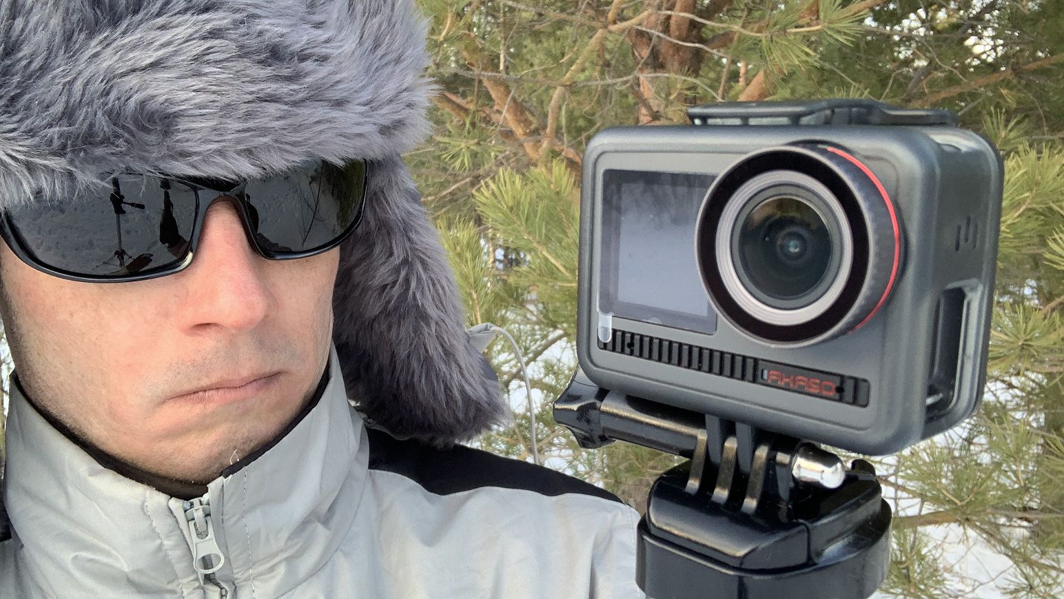 AKASO BRAVE 8 Стабилизация Supersmooth +  Gopro 7 Black