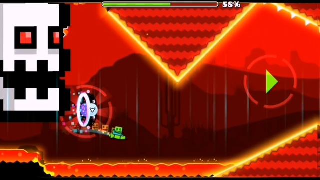 Прошёл уровень press start в geometry Dash subzero на 3 МОНЕТКИ
