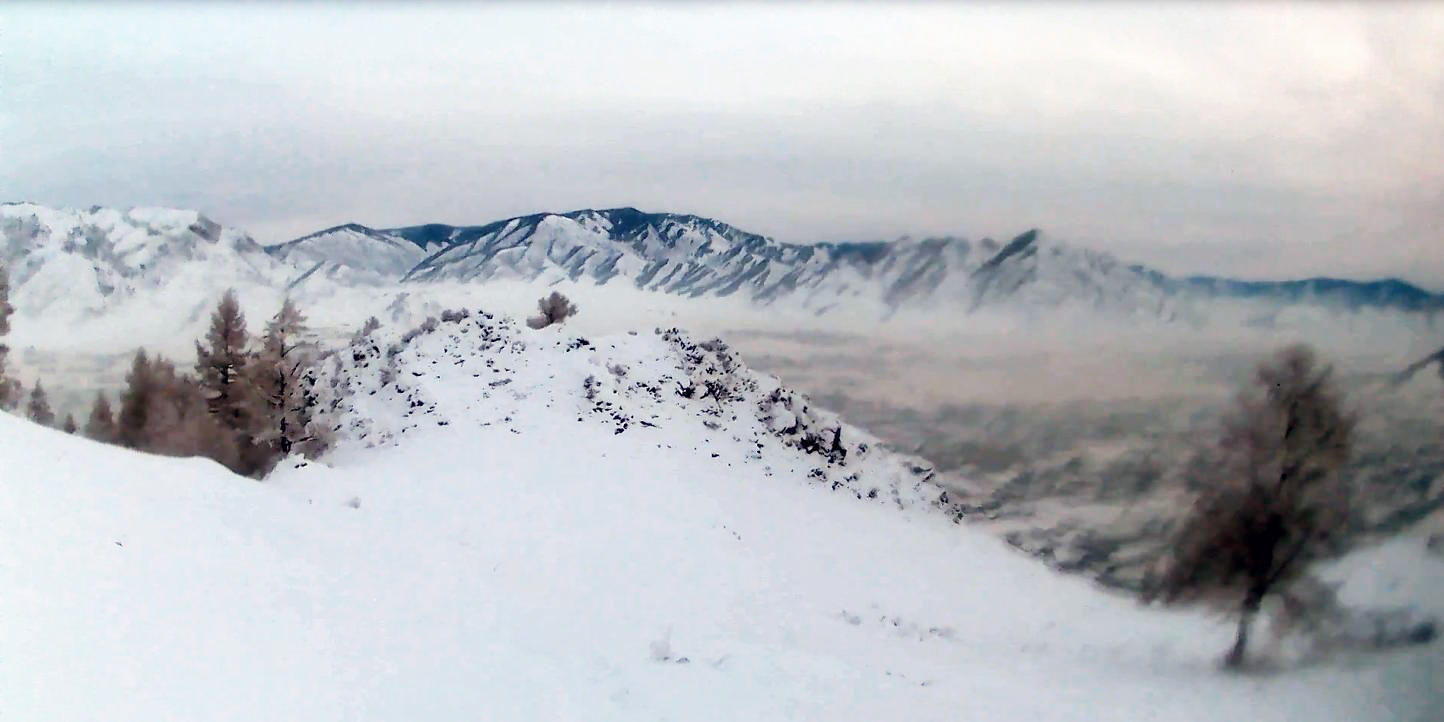 Прогулка по зимнему лесу после выпавшего снега.Горный Алтай зимой