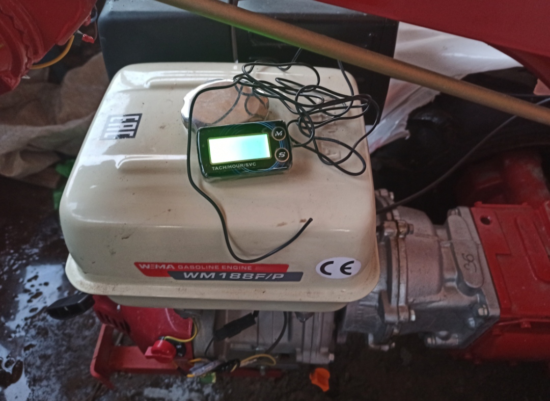 Тахометр или счетчик моточасов на МТЗ с двигателем Weima WM188F 13л_с.
