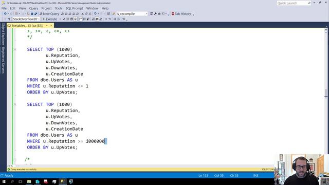 04 SQL Server Performance Tasting Menu Sortables