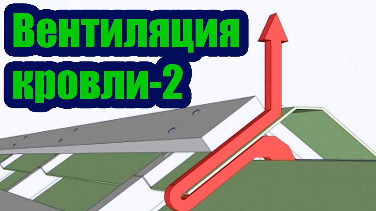 КАК СДЕЛАТЬ ВЕНТИЛЯЦИЮ КРОВЛИ 2