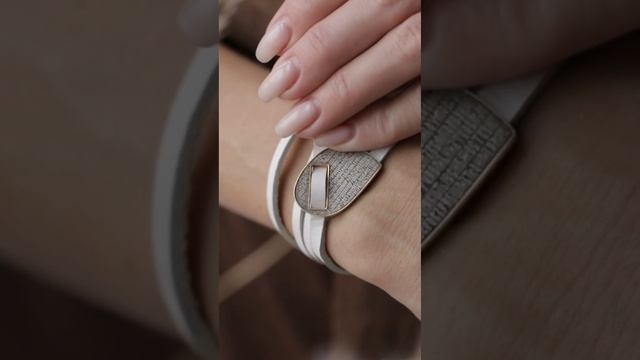 Кожаный браслет Молитва о детях Арт.15.177 #Shorts