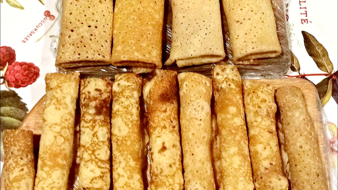 Блины на кефире и на молоке. Сравни и реши, какие вам больше нравятся.