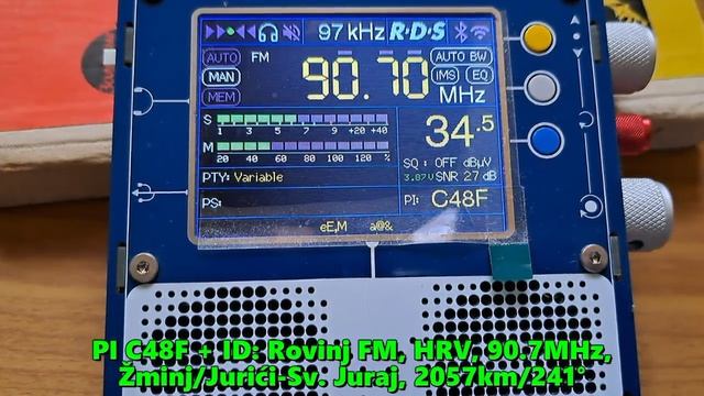 09.07.2023 15:10UTC, [Es], Rovinj FM, Хорватия, 90.7МГц, 2057км