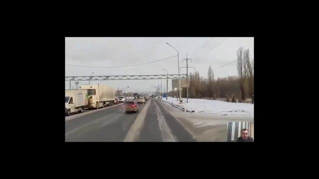 Экзаменационный маршрут категории "BE,CE,DE", город.