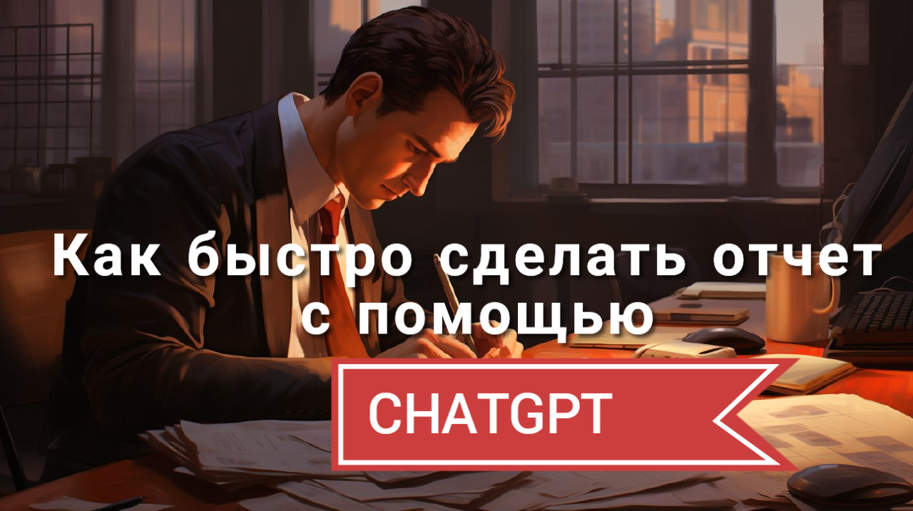 Нейросети для офисного работника. Как быстро сделать отчет с помощью #chatgpt