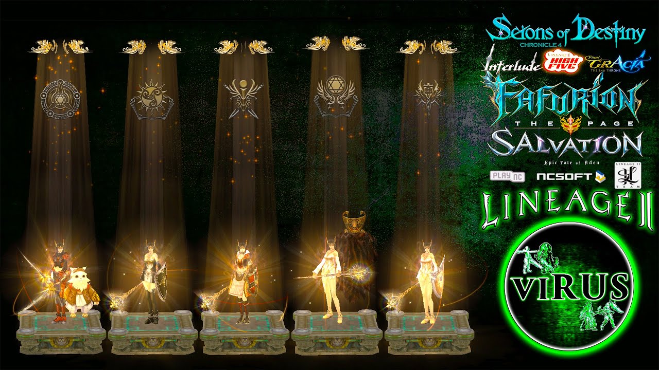 New NPC Hero FMagic with Effects and Logo. LINEAGE II. C4-Gracia ◄√i®uS►