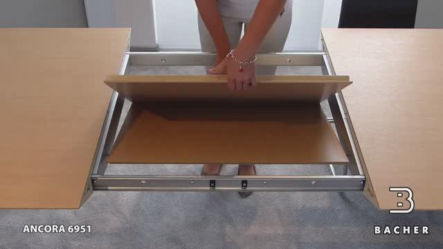 Стол Ancora 6951. Механизм раскладывания стола