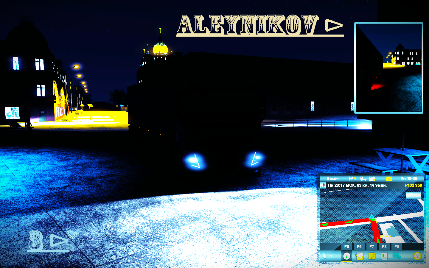 Продолжим Euro Truck Simulator 2  с Русской картой !!  ⤹  Катаемся по Русской Зиме  ✌