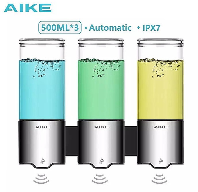 Модель AIKE AK1212-3 Автодозатор мыла (Нержавейка).mp4