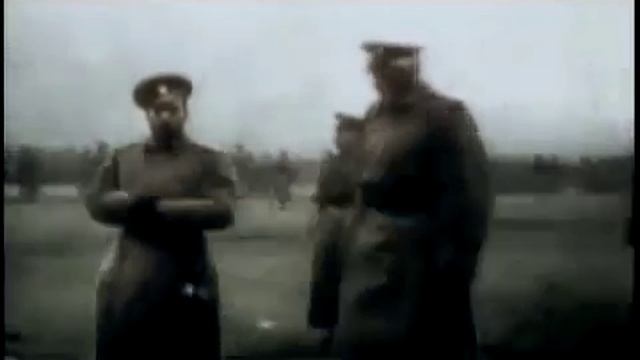 Редкая кинохроника в цвете 1913 - 1916 год. Император России Романов Николай Александрович