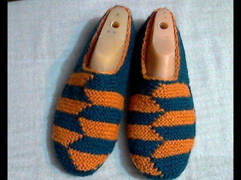 Еще один способ вязания следков спицами без шва. Краткое описание работы под видео.